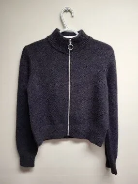 Jessica Simpson | Sweaters | Jessica Simpson Womens Fuzzy Knit Zip ...